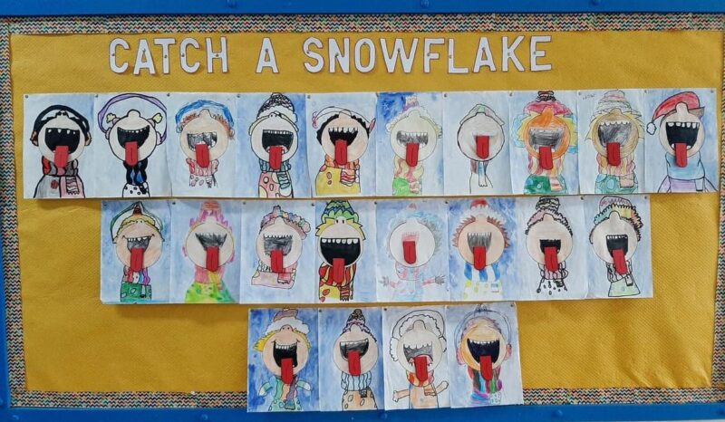 DLSJ-Activity FEB Year 4- Catch a snowflake. - la salle malta